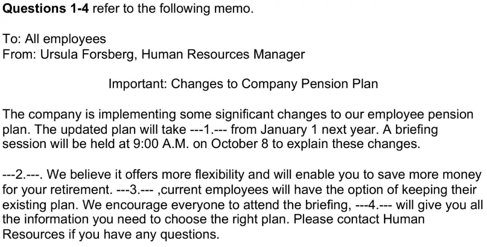 TOEIC Part6 練習問題！【解答のコツ・詳細解説付き】 | TOEIC対策eラーニングのモバイック
